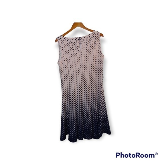 Haani | Dresses | Haani Dress Pink And Blue Polka Dot Size L | Poshmark